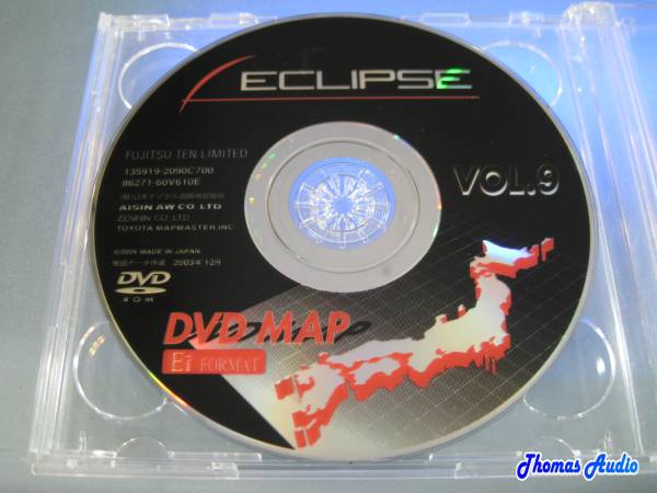 ECLIPSE AVN5504D AVN5504DM 専用 地図ディスク VOL.9(イクリプス)｜売買されたオークション情報、yahooの商品情報をアーカイブ公開 - オークファン ...