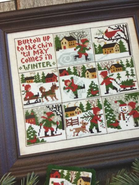 #143 BUTTON UP クロスステッチ図案/THE PRAIRIE SCHOOLER廃盤(裁縫、刺繍)｜売買されたオークション情報 ...