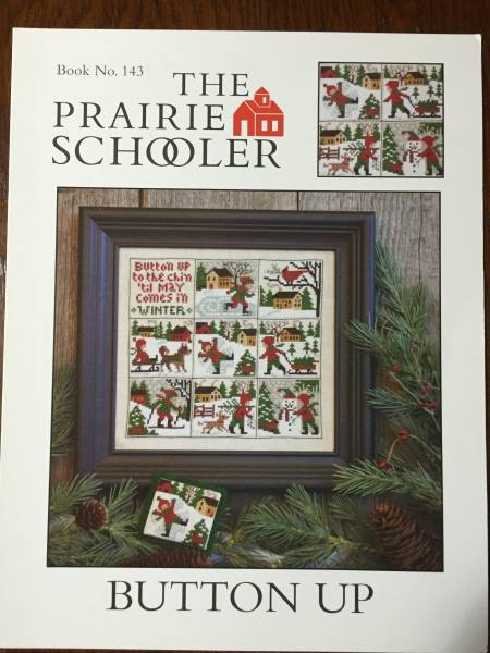 #143 BUTTON UP クロスステッチ図案/THE PRAIRIE SCHOOLER廃盤(裁縫、刺繍)｜売買されたオークション情報 ...