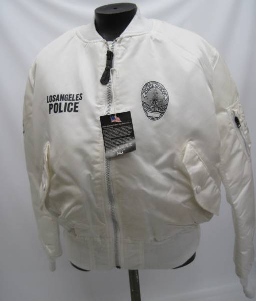 訳有品 MA-1 LAPD ロス市警 ロゴ入 ホワイト US/Mサイズ(Mサイズ)｜売買されたオークション情報、yahooの商品情報をアーカイブ公開 - オークファン（aucfan.com）