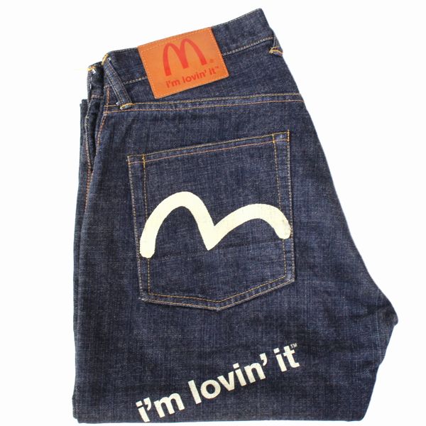 yk EVISUエヴィス マクドナルド別注Wネームジーンズ懸賞W32(W32)｜売買されたオークション情報、yahooの商品情報をアーカイブ公開 - オークファン（aucfan.com）