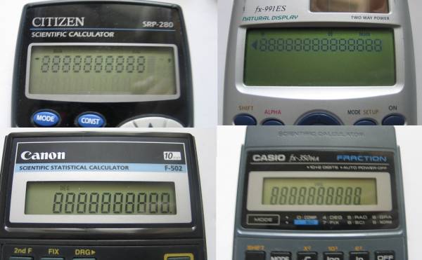 関数電卓 4台 CITIZEN SRP-280 Casio fx-991ES fx-350HAなど(シチズン)｜売買されたオークション情報 ...