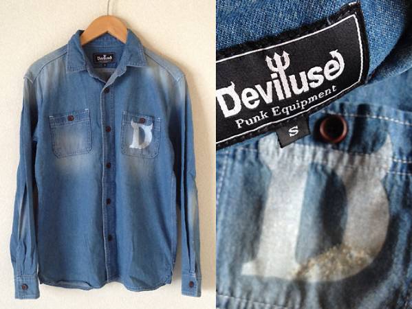 S/デビルユースDeviluse デニム 長袖シャツ seedleSs crimie(Sサイズ)｜売買されたオークション情報、yahooの商品情報をアーカイブ公開 - オークファン ...