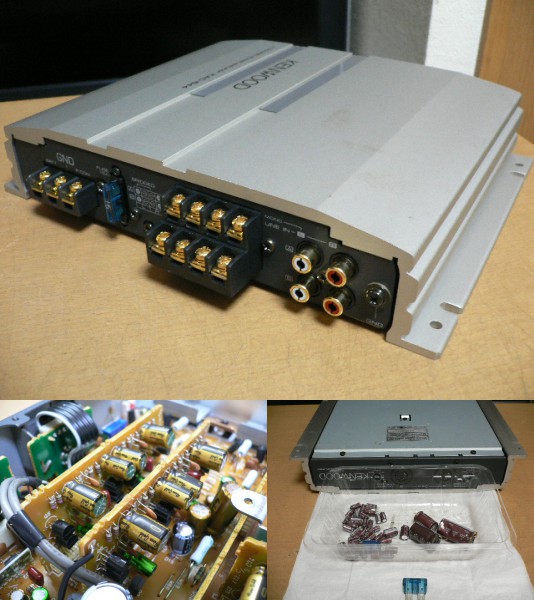 KENWOOD ケンウッド KAC-644 4chアンプ コンデンサ交換済み(アンプ)｜売買されたオークション情報、yahooの商品情報を ...