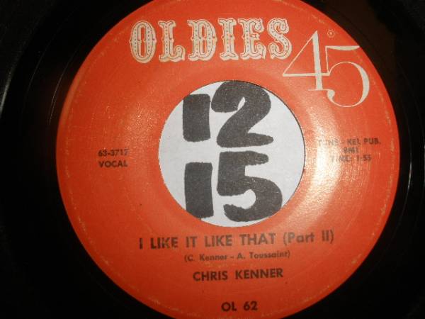試聴CHRIS KENNER I LIKE IT I LIKE THAT Allen Toussaint EX+(R&B、ソウル)｜売買された ...