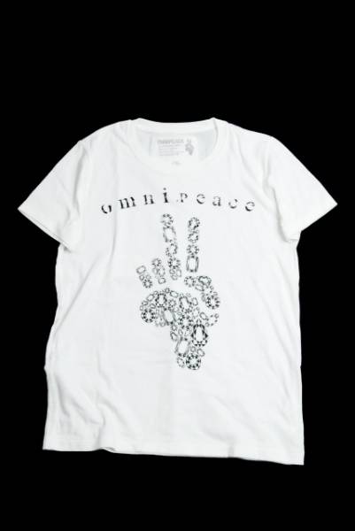 OMNIPEACE オムニピース ピース プリント Tシャツ WHT M MC24568(文字、ロゴ)｜売買されたオークション情報、yahooの商品情報をアーカイブ公開 - オークファン ...
