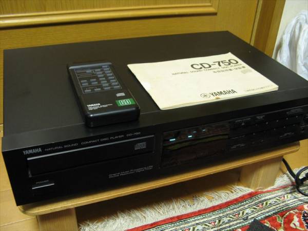 Yamaha CD-750 ジャンク リモコン RS-D7 取説付(YAMAHA)｜売買されたオークション情報、yahooの商品情報を ...