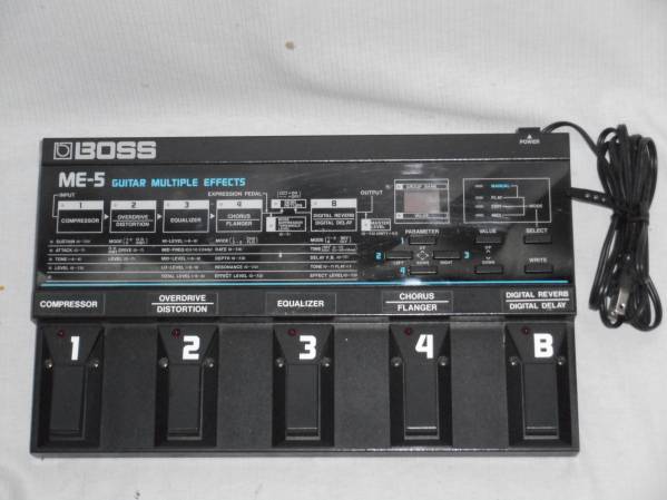 エフェクター① GUITAR MULTIPLE EFFECTS ME5 BOSS(DJエフェクター)｜売買されたオークション情報、yahooの ...