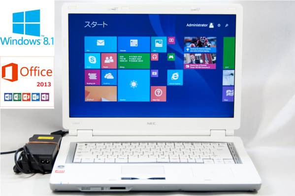 極上 NEC LaVie LL550/K 160G/DVD/無線LAN/Win8.1/Office2013(15インチ～)｜売買されたオークション情報、yahooの商品情報をアーカイブ公開 ...