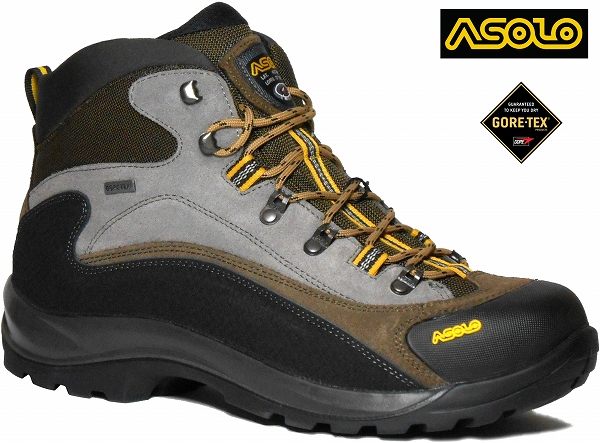 ASOLO FSN 95 GTX CENDRE/DARK BROWN Gore-Tex ゴアテックス 防水 ハイキング トレッキング ブーツ ...