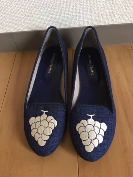 ORiental TRaffic デニムぶどう刺繍シューズ パンプス 23.5㎝(ブルー系)｜売買されたオークション情報、yahooの商品情報 ...