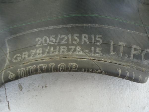 タイヤチューブDUNLOP 205/215R15 GR78/HR78-15 LT.PC 1本(その他)｜売買されたオークション情報、yahoo ...