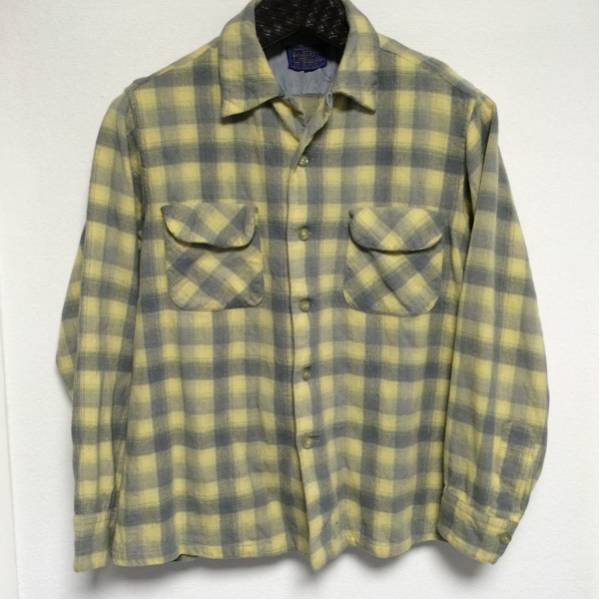 Pendleton ペンドルトン ウールシャツ ビンテージ 50s(Mサイズ)｜売買されたオークション情報、yahooの商品情報をアーカイブ公開 - オークファン（aucfan.com）