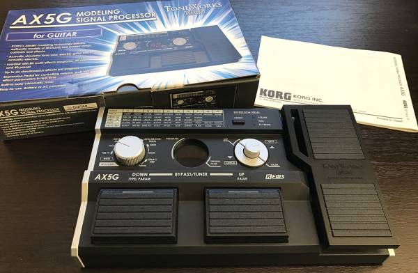 コルグ エレキギター用マルチエフェクター KORG AX-5 使用頻度極少 超 箱＆説明書付属 格安(マルチエフェクター)｜売買された ...