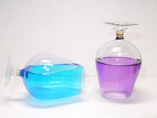 古い手品用品 トリックブランデーグラス 2個 こぼれないワイン /TRICK BRANDY GLASS / マジック 手品 コップ(その他 ...