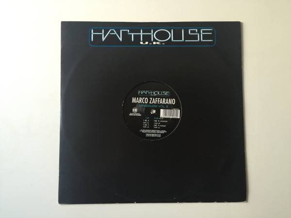 '90テクノ Marco Zaffarano / Minimalism Vol. III Harthouse 1993年 Richie ...
