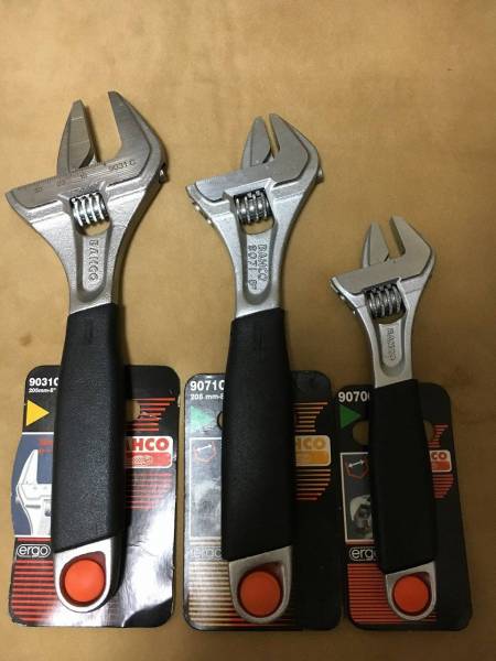 バーコ BAHCO モンキーレンチ 9031C 9071C 9070C 3本セット(モンキースパナ、モンキーレンチ)｜売買されたオークション ...