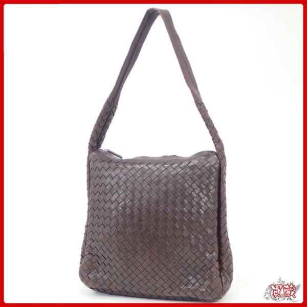 買蔵/1円 /ボッテガヴェネタ/ワンショルダーバッグ/ボルドー/レザー/イントレチャート/レディース/drhg(かばん、バッグ)｜売買された ...