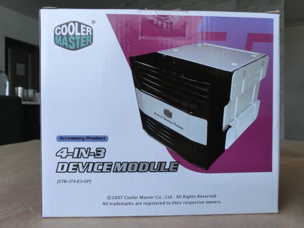 クーラーマスター coolermaster 4-in-3 DeviceModule STB-3T4-E3-GP 12cm冷却ファン付き HDD ...