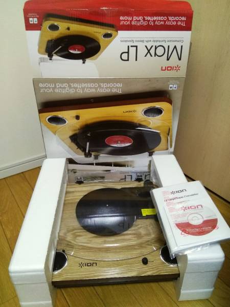 ほぼ ION Audio Max LP レコードプレーヤー 蓋つき USB端子 スピーカー内蔵(本体)｜売買されたオークション情報、yahooの商品情報をアーカイブ公開 - オークファン ...