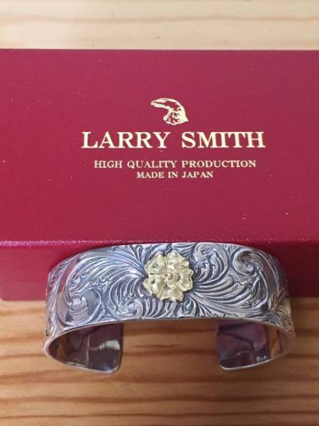 LARRY SMITH ラリースミス Silver Jewelry 18k Point KARAKUSA BANGLE Silver 950(バックル)｜売買されたオークション情報、yahoo ...