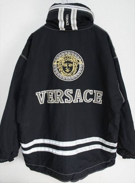 90s VERSACE ヴェルサーチ メデューサ ブートレグ ジャンバー ジャケット(Lサイズ)｜売買されたオークション情報、yahooの商品情報をアーカイブ公開 - オークファン ...