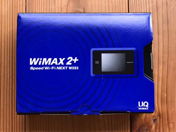 : UQ Speed wifi NEXT WX03 Wimax2+ ディープブルー 解約品(ルーター)｜売買されたオークション情報、yahoo ...