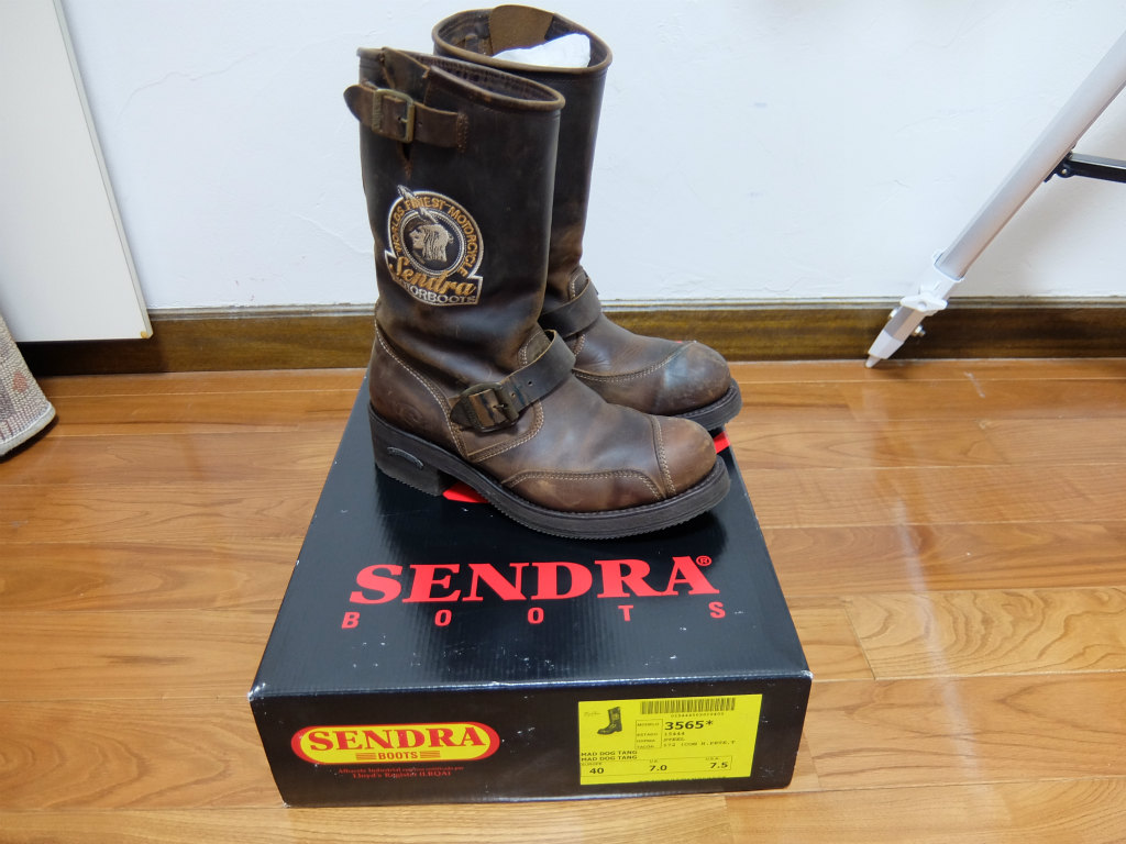 SENDRA 3565 エンジニアブーツ センドラ 25.5cm(25.5cm)｜売買されたオークション情報、yahooの商品情報をアーカイブ公開 - オークファン（aucfan.com）