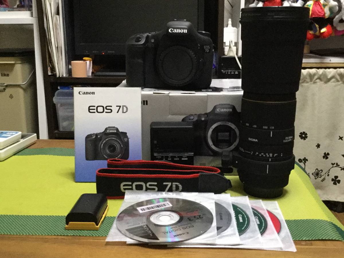 個人出品 EOS7Dボディ＋オマケ シグマ 170-500APO f5-6.3DC 難あり 付(キヤノン)｜売買されたオークション情報、yahooの商品情報をアーカイブ公開 - オークファン ...