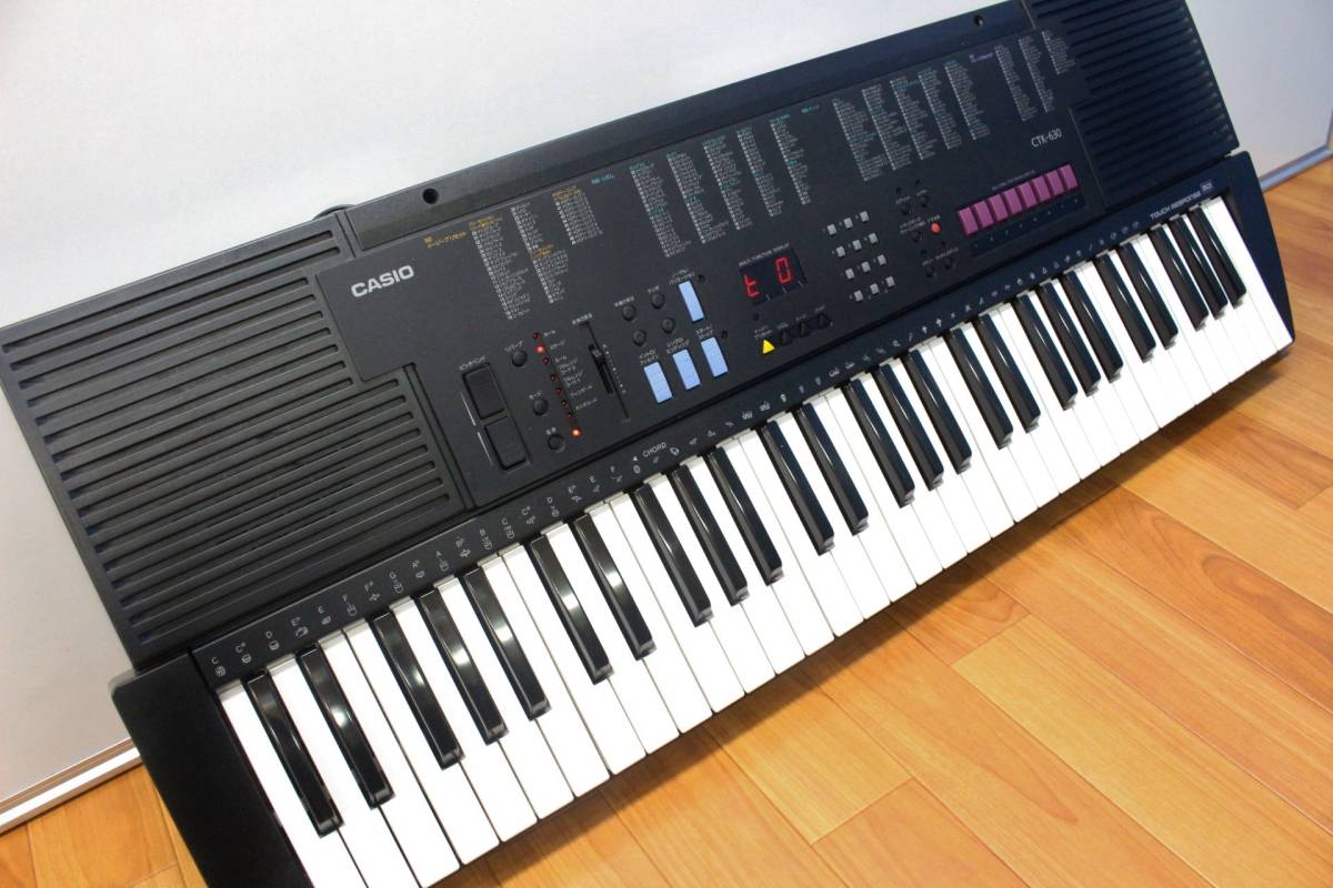 入門用に ｜CASIO カシオ｜電子キーボード｜5オクターブ｜CTK-630 D4956(カシオ)｜売買されたオークション情報、yahooの ...