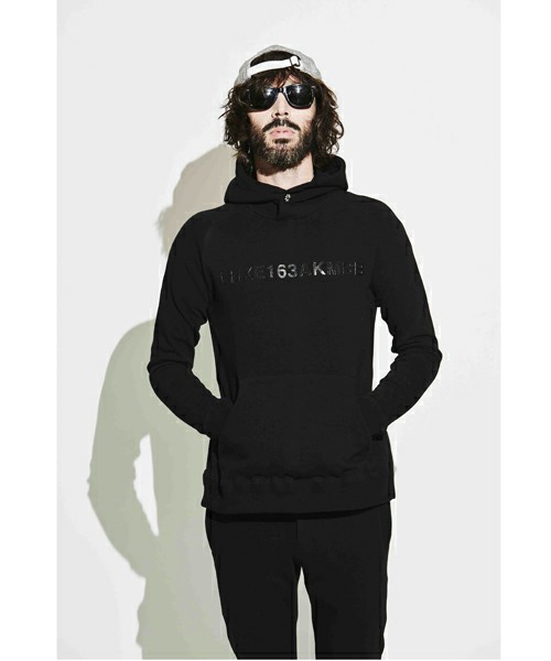 2017S/S LUXE 163 AKM BrownBunny PULLOVER PARKA WITH SIDE ZIP XJ033-CNU079 color black size M ...