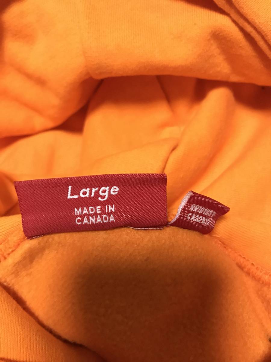 Supreme box logo オレンジ L 初期 jordan yeezy vlone north face bape fragment ...