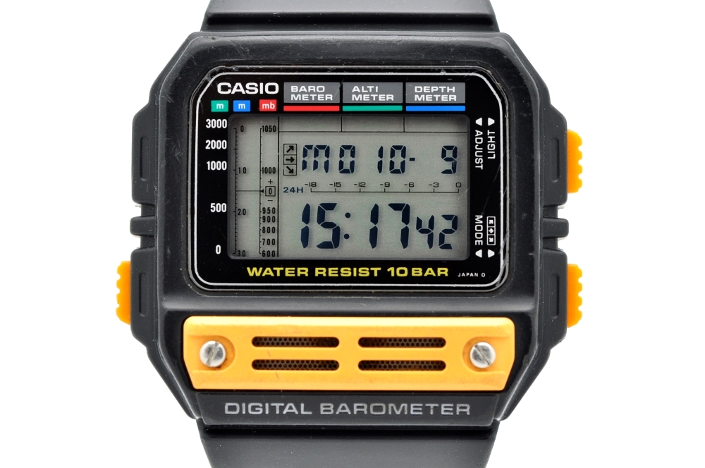 カシオ ビンテージ デジタル バロメーター メンズ 腕時計 クォーツ BM-100WJ CASIO VINTAGE DIGITAL ...