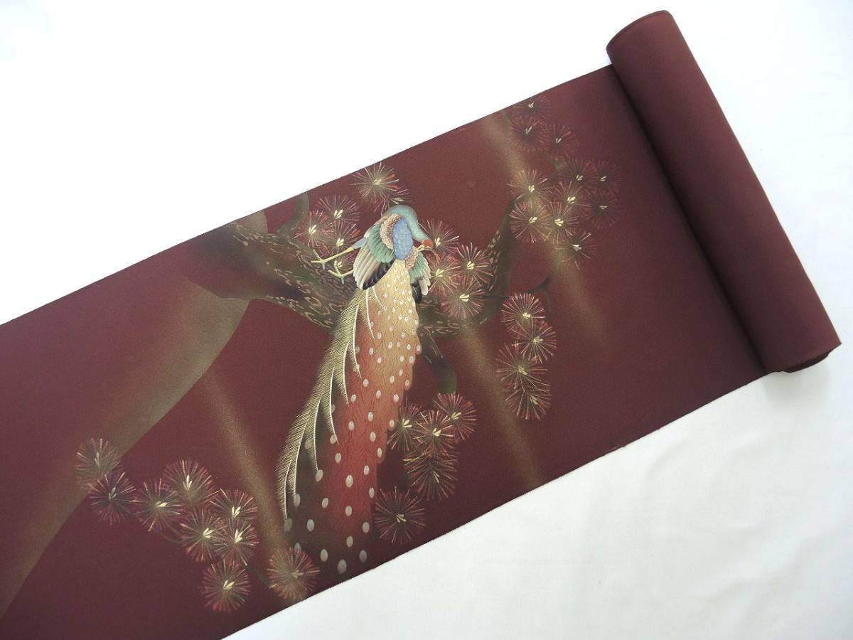 A910-2022 関着/反物/附下着物/松と孔雀/ /未仕立て/正絹(付下げ)｜売買されたオークション情報、yahooの商品情報をアーカイブ公開 - オークファン（aucfan.com）