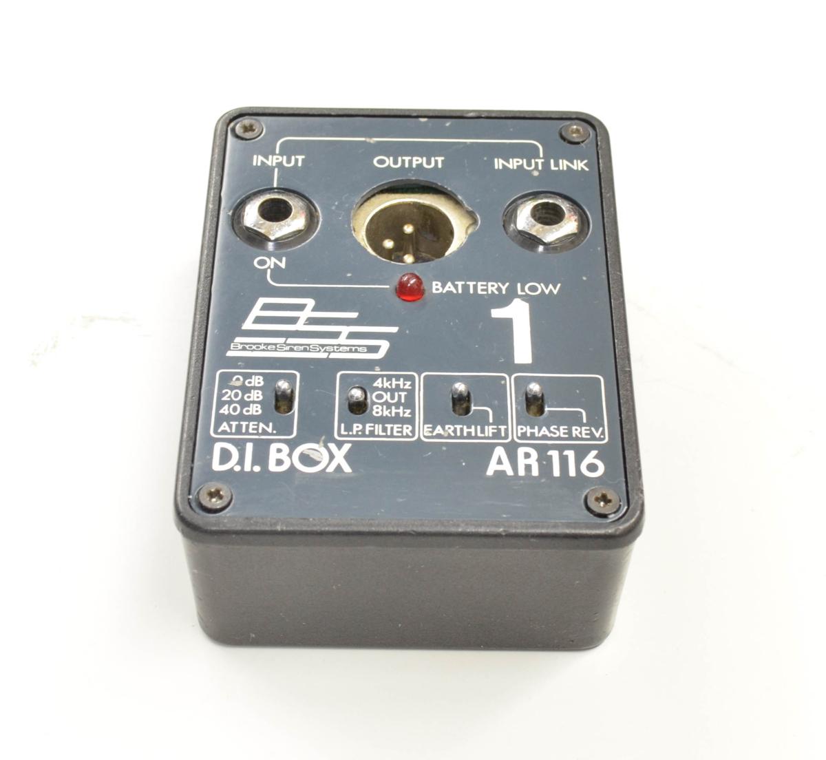 BSS AR116 D/I ダイレクトボックス①(DI（ダイレクトボックス）)｜売買されたオークション情報、yahooの商品情報をアーカイブ ...