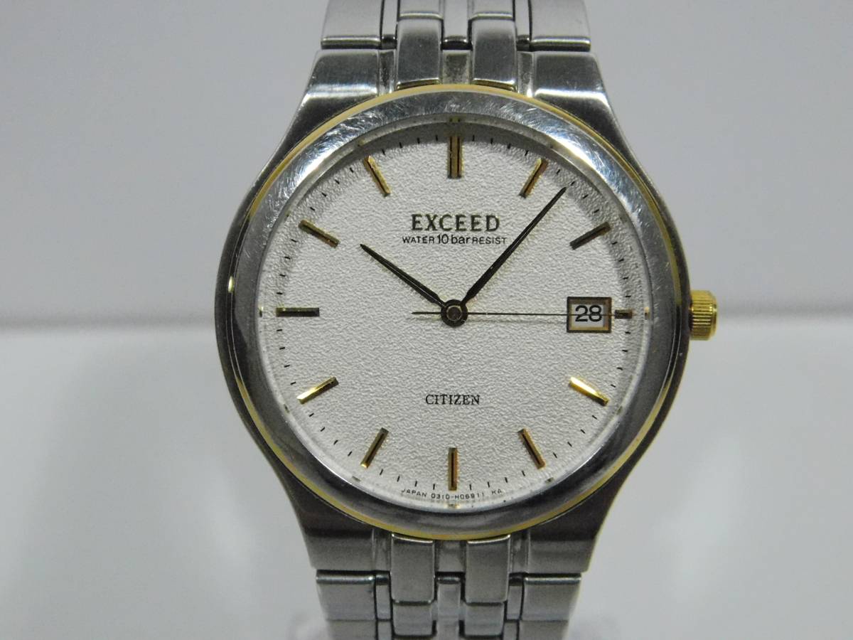 1110-010 CITIZEN シチズン EXCEED エクシード 腕時計 0310-H04244 メンズ(エクシード)｜売買された ...