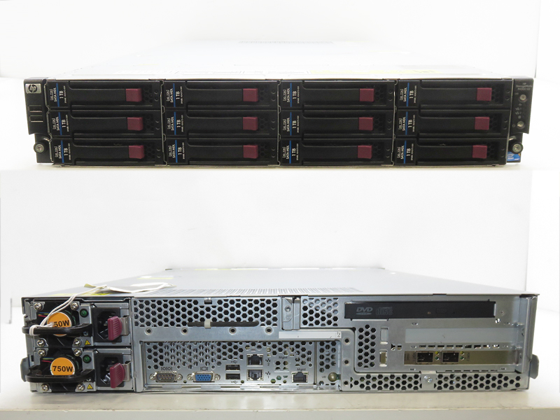 HP StorageWorks P4500 G2【Quad-Core Xeon E5520(2.26GHz 4コア8スレッド)/6GB/1TBx12】
