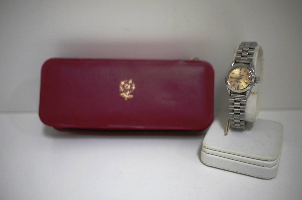 2 TUDOR チュードル ROTOR ローター SELF-WINDING セルフワインディング 7581 PRINCESS プリンセス OYSTERDATE オイスターデイト 自動巻 ...