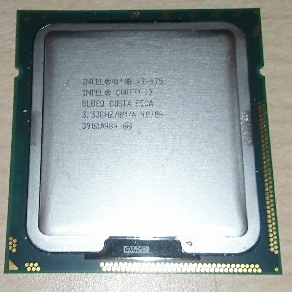 Intel Core i7 Extreme 975 3.33GHz LGA1366 動作確認品 7C0711(Core i7)｜売買されたオークション情報、yahooの商品情報をアーカイブ公開 ...