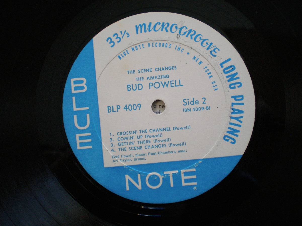 US-Orig BUD POWELL / THE SCENE CHANGES AMAZING Vol.5 Blue Note 4009 NY mono RVG 手書きスタンパー 名曲 ...
