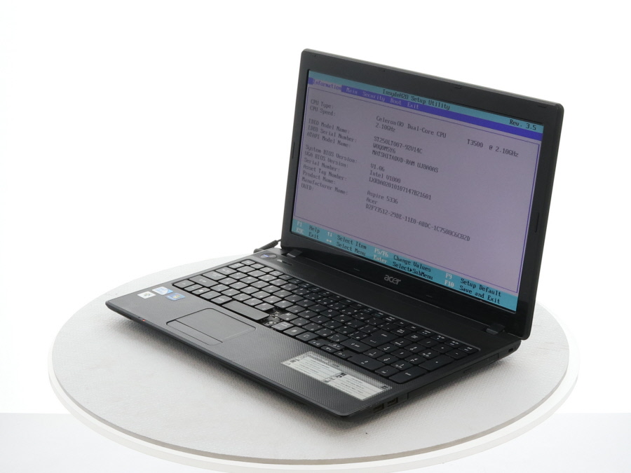 acer 5336-BT3523 ASPIRE Celeron T3500 2.10GHz 2GB 250GB 現状品(15インチ～)｜売買さ ...