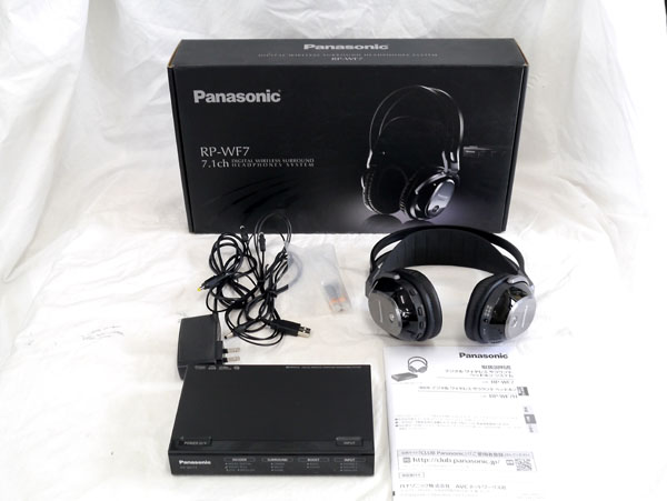 Panasonicパナソニック 7.1ch デジタルワイヤレスサラウンドヘッドホン RP-WF7 品(パナソニック)｜売買されたオークション ...