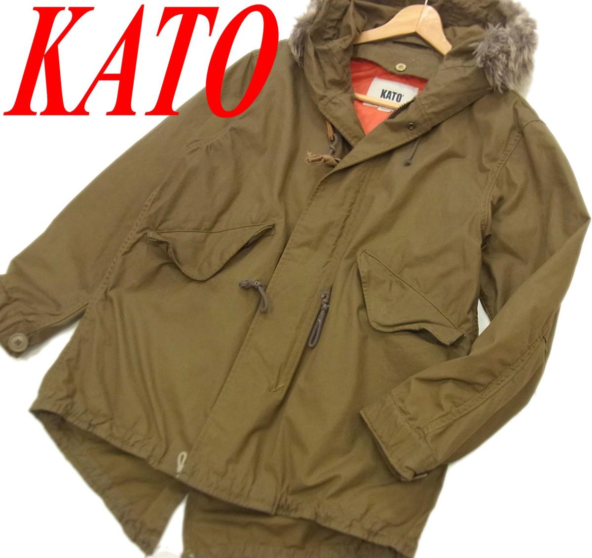 定価3万↑ カトー 中綿入ベストライナー付 モッズコート ミリタリー KATO メンズ 男性 100円スタート(KATO`)｜売買されたオークション情報、yahooの商品情報をアーカイブ公開 ...
