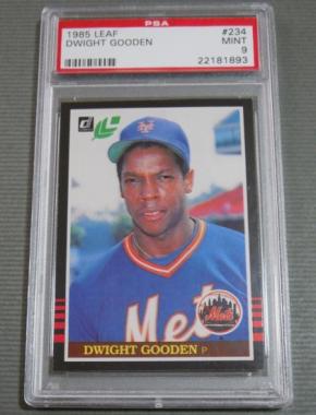 PSA 9 MINT 1985 DONRUSS LEAF Dwight Gooden RC #234 METS YANKEES LEGEND ...