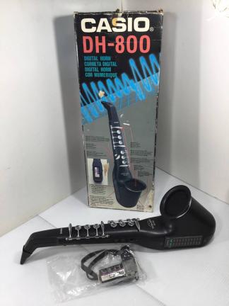 CASIO DH-800 デジタル ホーン サックス カシオ 通電しますが音出たり出なかったり現状品ジャンク(その他)｜売買されたオークション ...