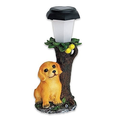 ソーラーライト イヌの仲間たち レトリバー WJ-736 約 幅12.5×奥行10.5×高さ28cm(玄関灯、ポーチライト)｜売買された ...