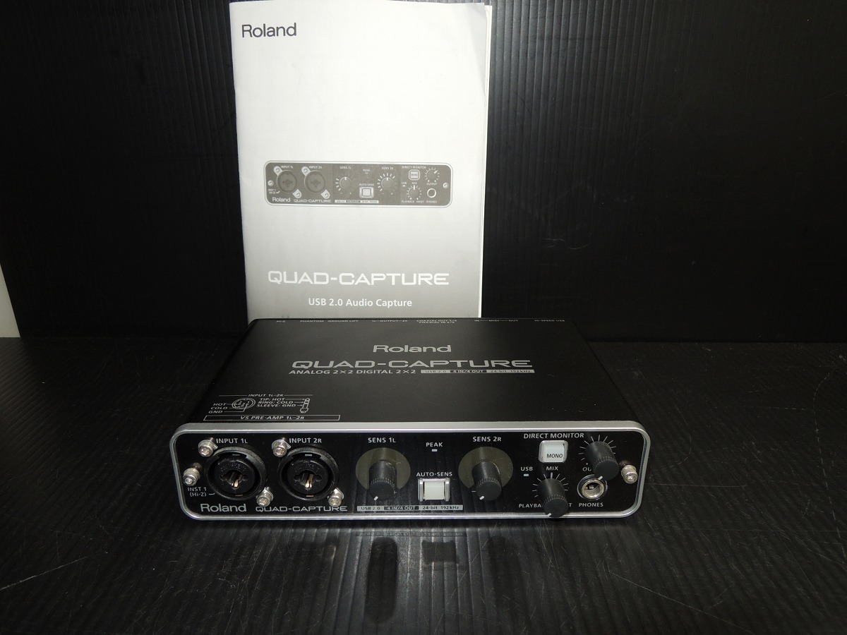 S3b着 Roland QUAD-CAPTURE USB Audio Interface UA-55 オーディオインターフェース(オーディオ ...