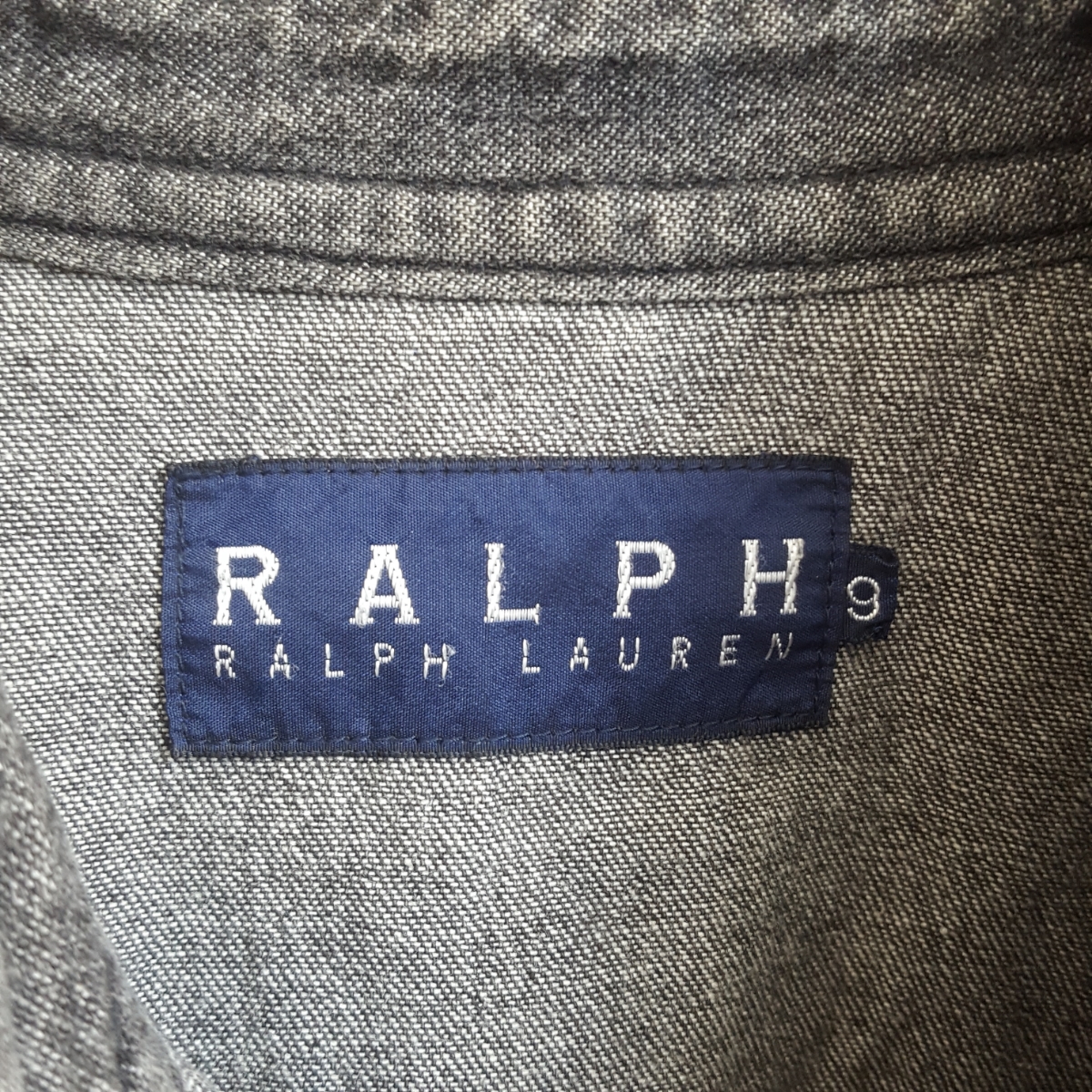 RALPH LAUREN ブラックデニムシャツ ラルフローレン /N2828(長袖シャツ)｜売買されたオークション情報、yahooの商品情報を ...