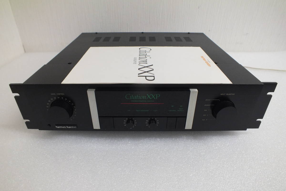 harman/kardon ハーマンカードン プリアンプ Citation XXP 音出OK コントロールアンプ サイテーション 名機 ...