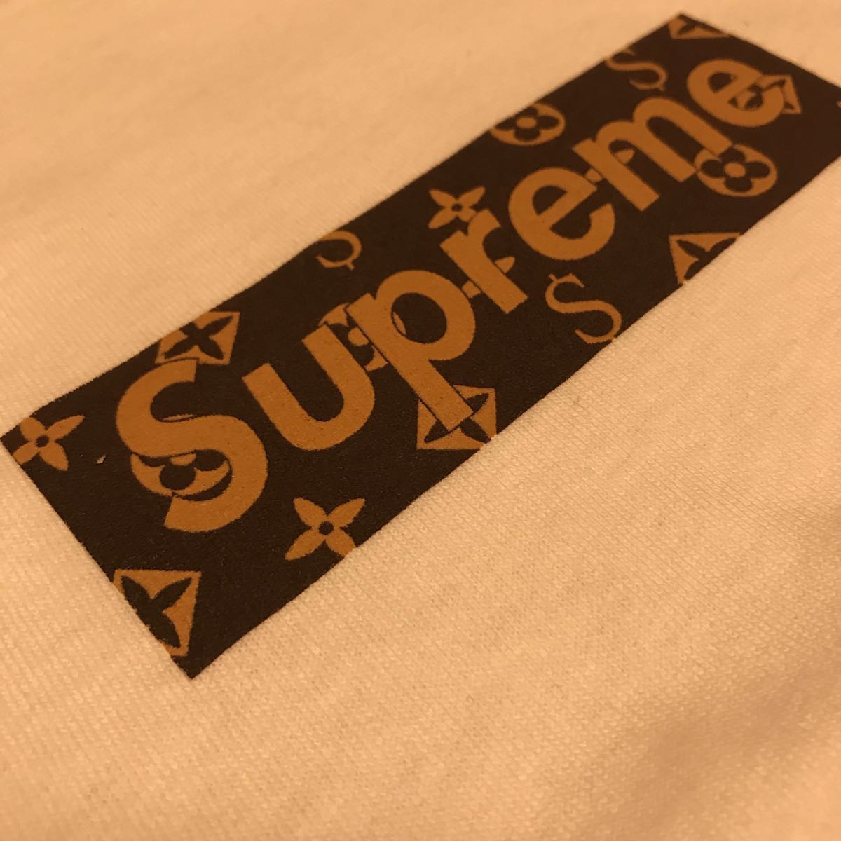 supreme monogram box logo tee size L white 品 モノグラム ボックス ロゴ Tシャツ 白 おまけ ...